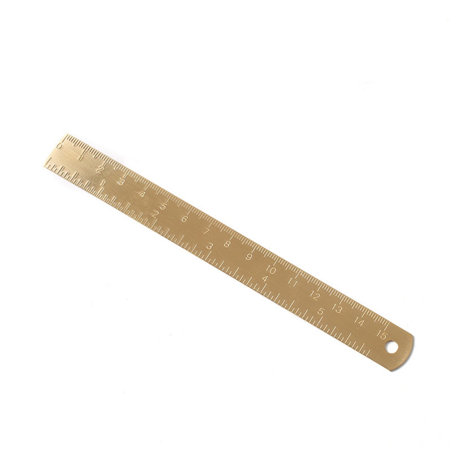 BRASS GOLDEN RULER 15 CM – Make 2D Colombia